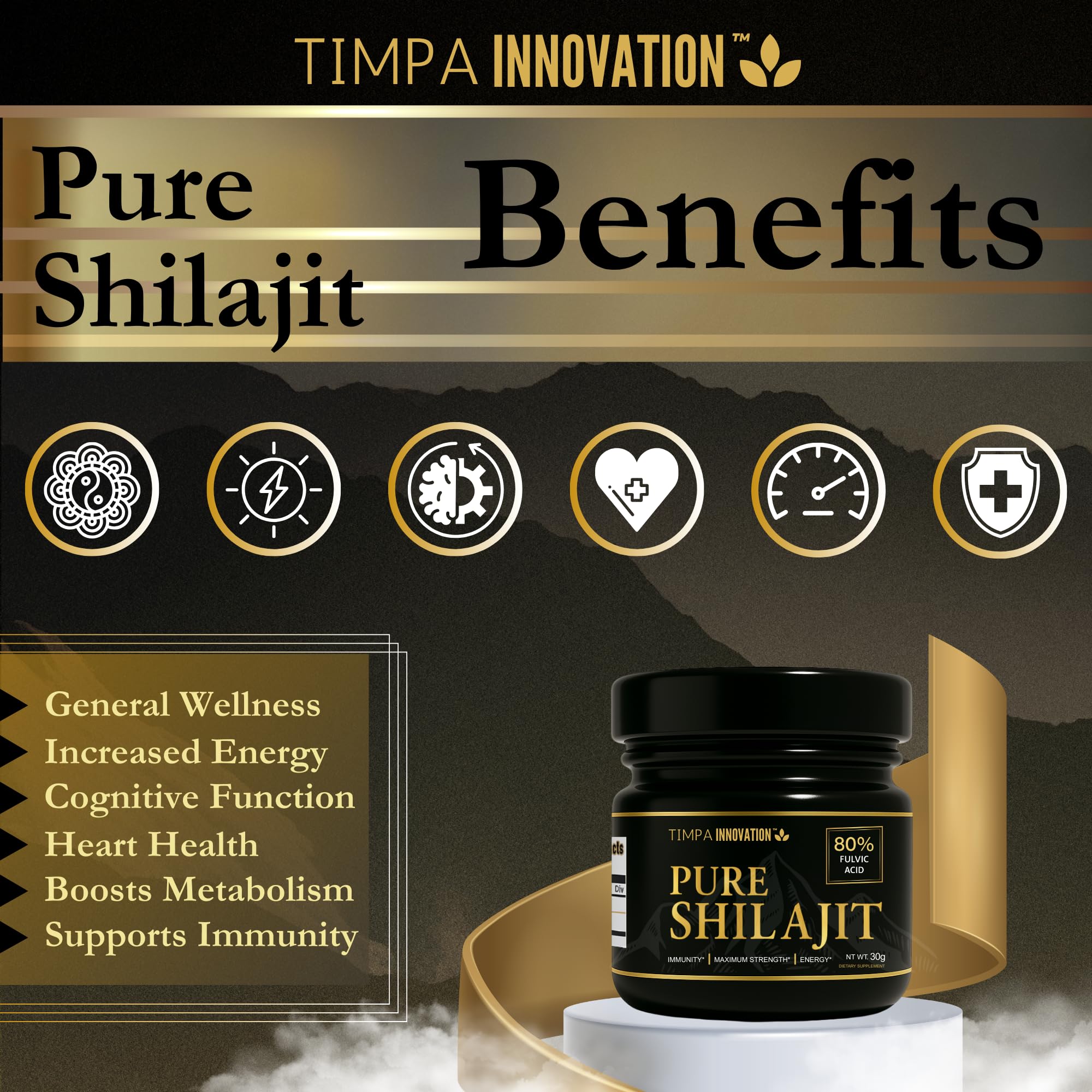 Natural energy booster with Shilajit