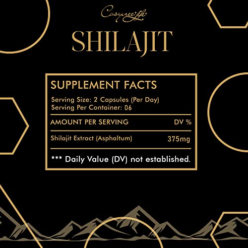 Natural energy booster with Shilajit