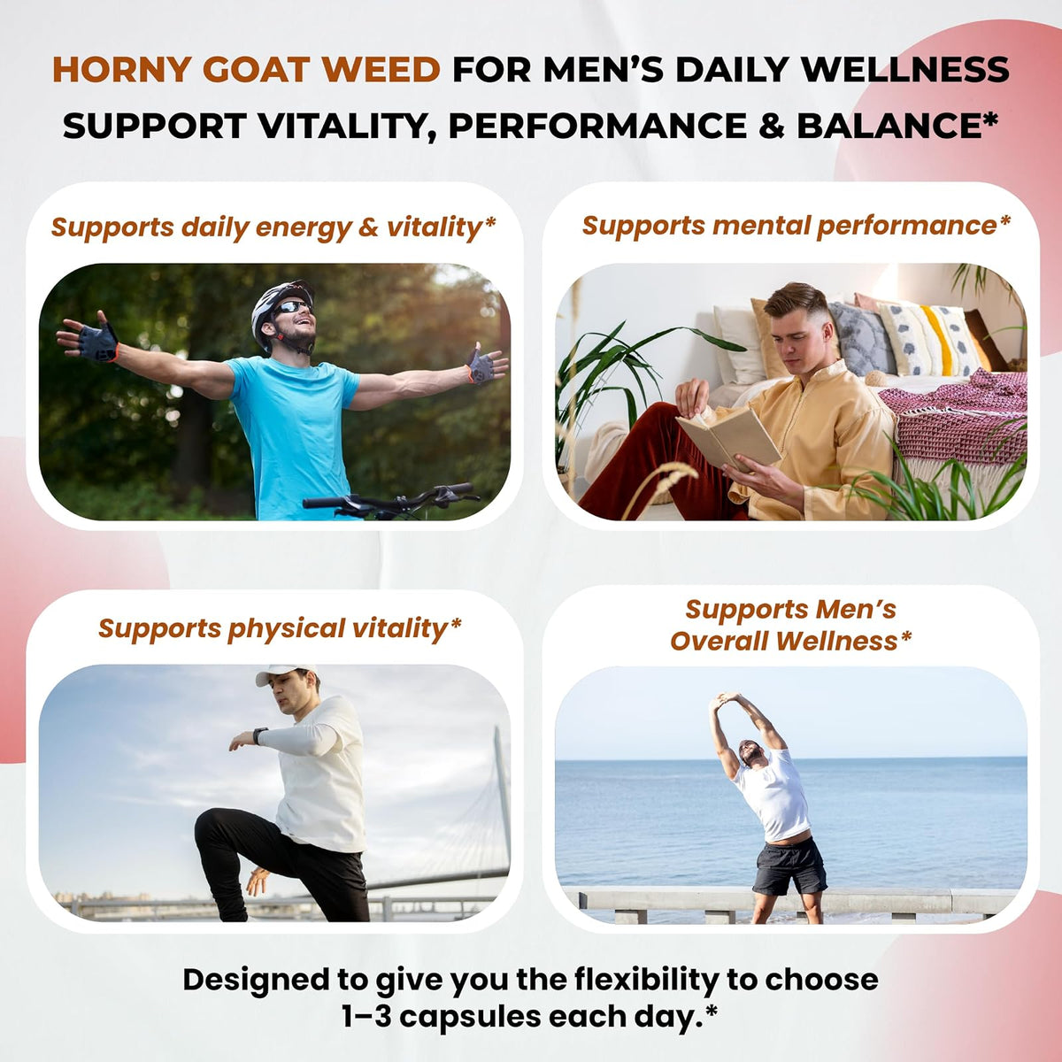 Natural energy booster with Ultra Horny Goat Weed