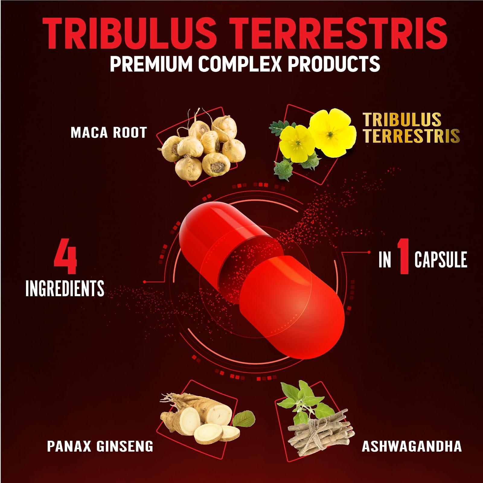 Natural energy booster with Zolotus Tribulus