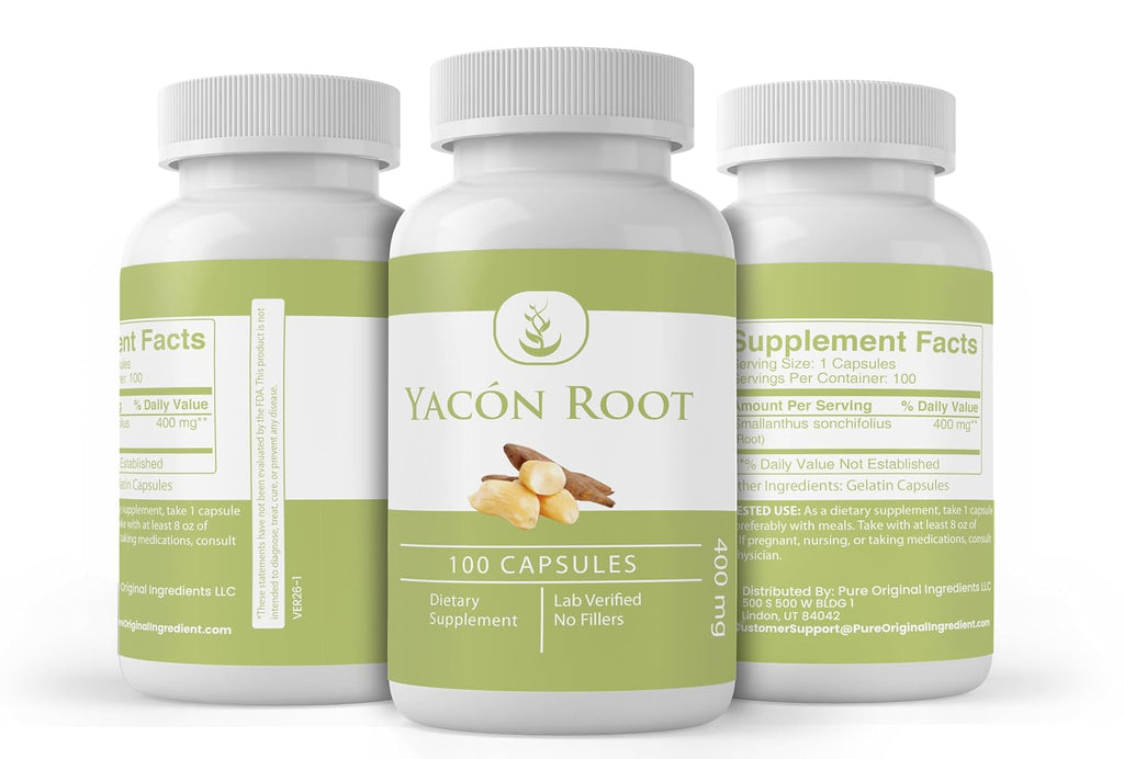 Natural energy booster yacon root