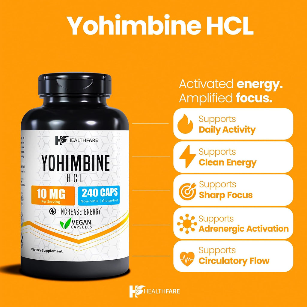 natural energy booster Yohimbine HCL