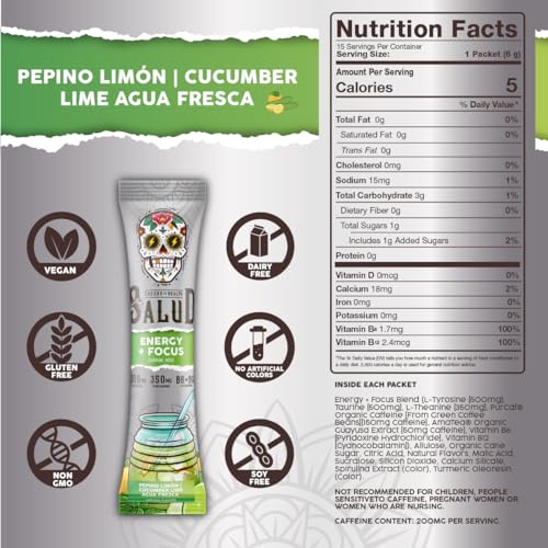 Natural Energy Boosting Drink Mix