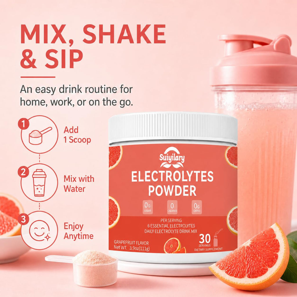 Natural energy drink powder for endurance