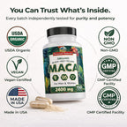 Natural energy enhancer capsules