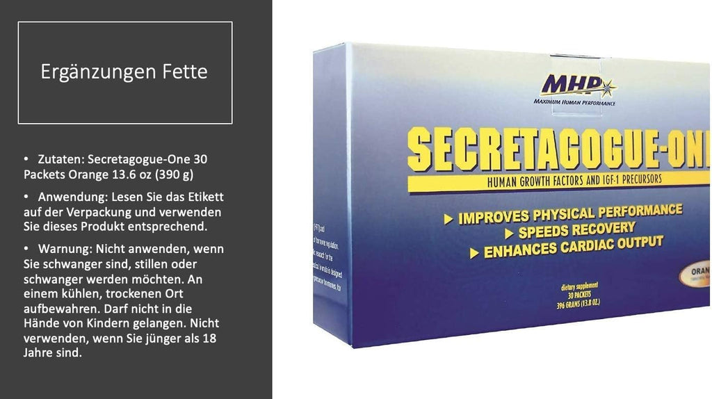 Natural energy enhancer with Secretagogue Gold