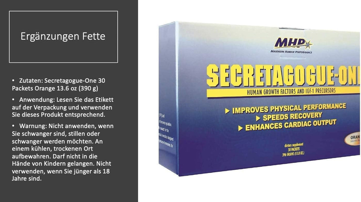 Natural energy enhancer with Secretagogue Gold