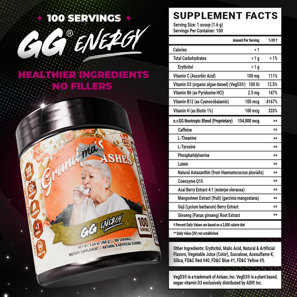 Natural energy for long sessions