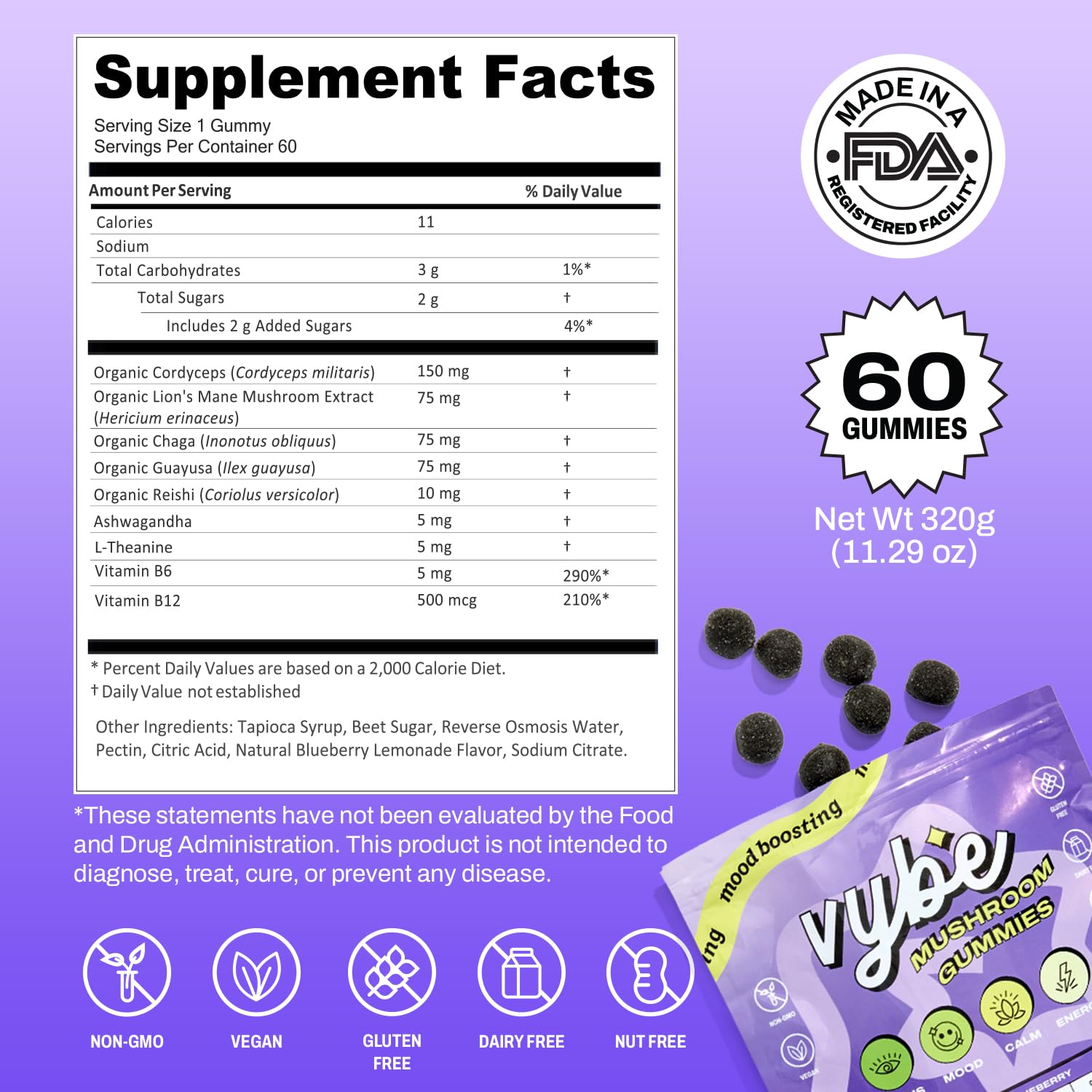 Natural energy from adaptogen gummies