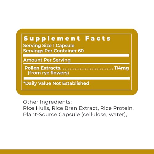 natural energy from bee pollen capsules
