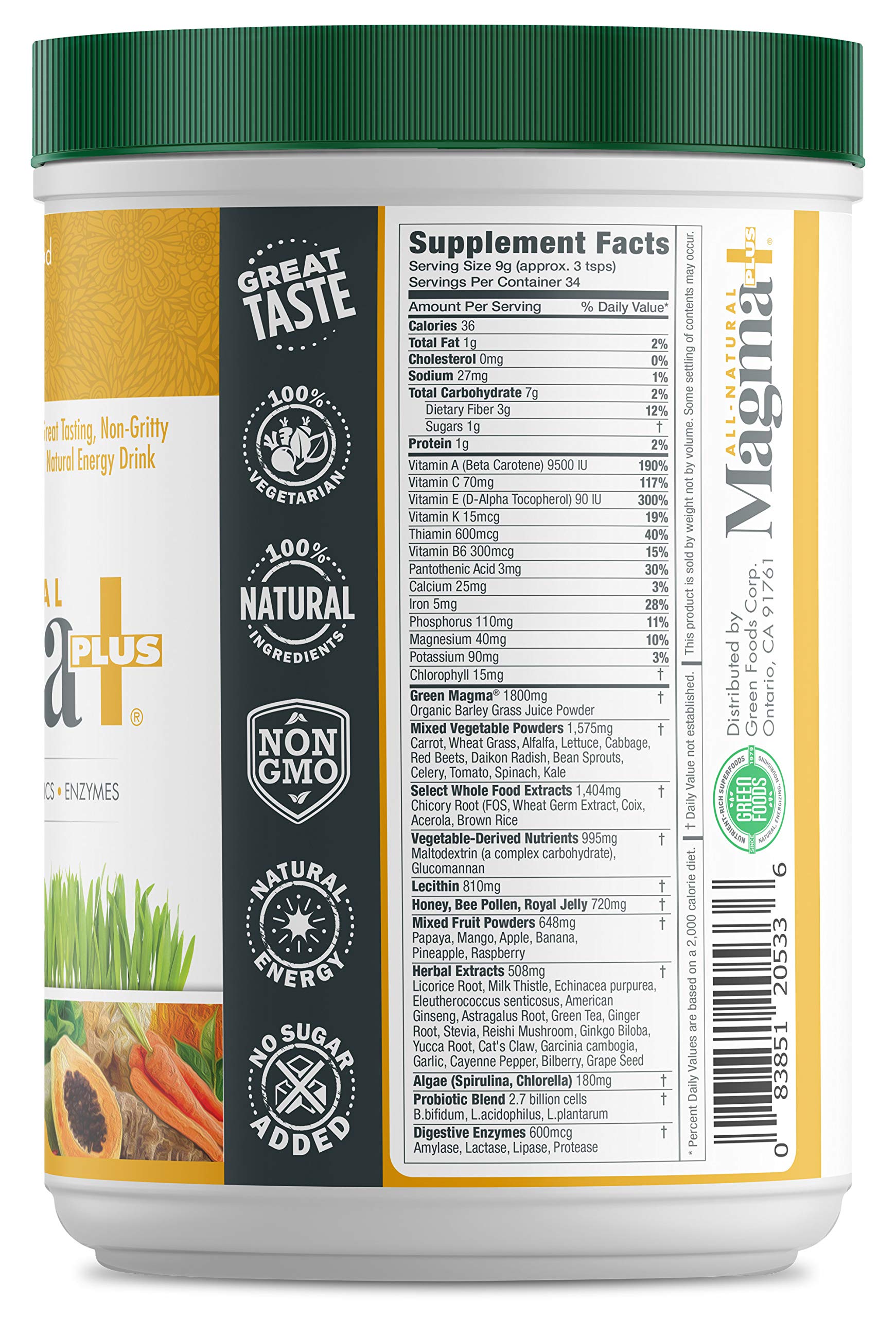 natural energy from blended supplements