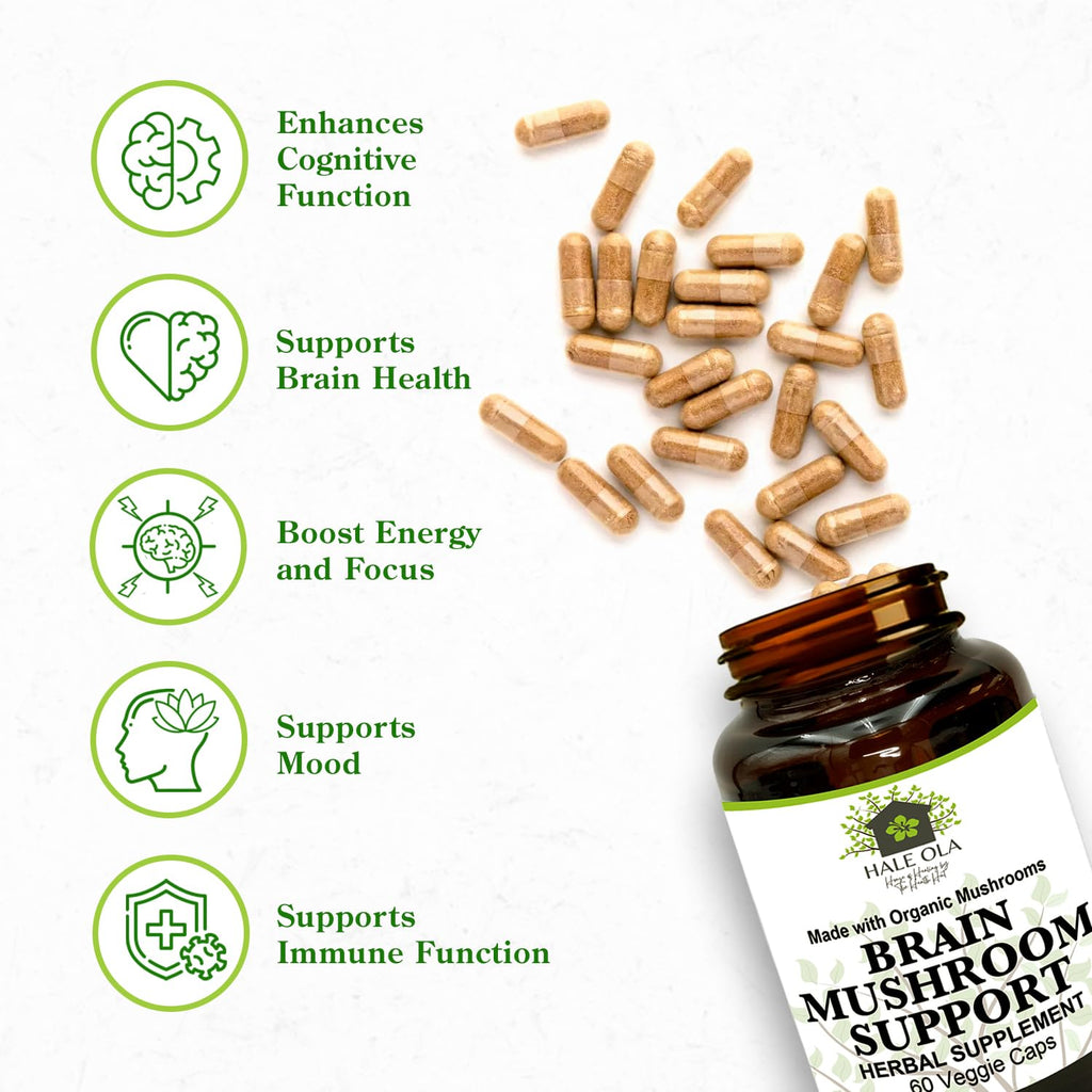 Natural energy from Brain Mushroom Support