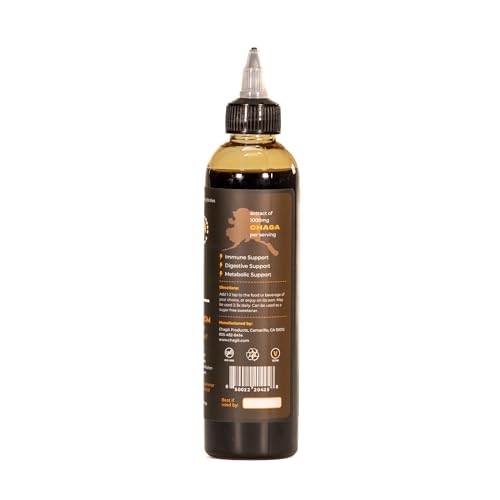 Natural energy from chaga mushroom concentrate