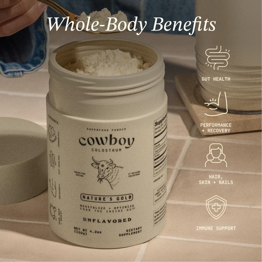 Natural energy from colostrum powder