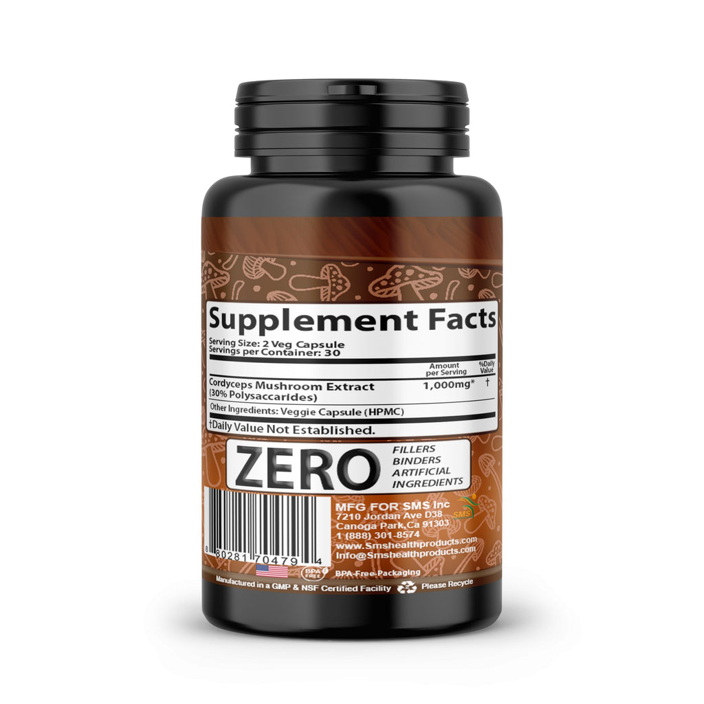 Natural energy from Cordyceps mushrooms