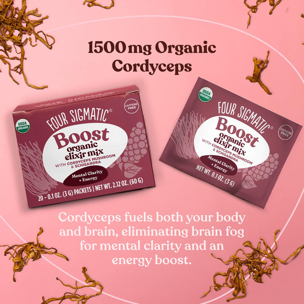 Natural energy from Cordyceps mushrooms