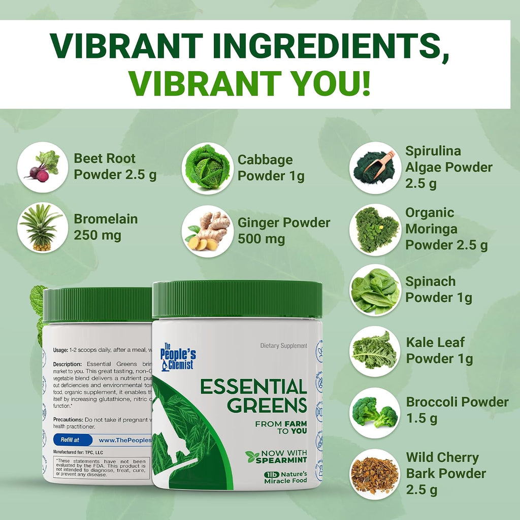 Natural energy from Essential Greens