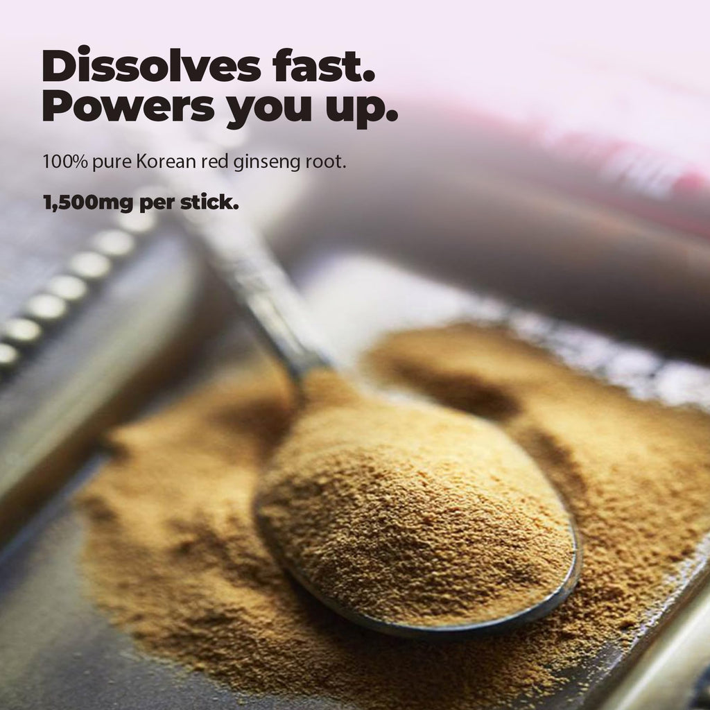 natural energy from ginseng powder