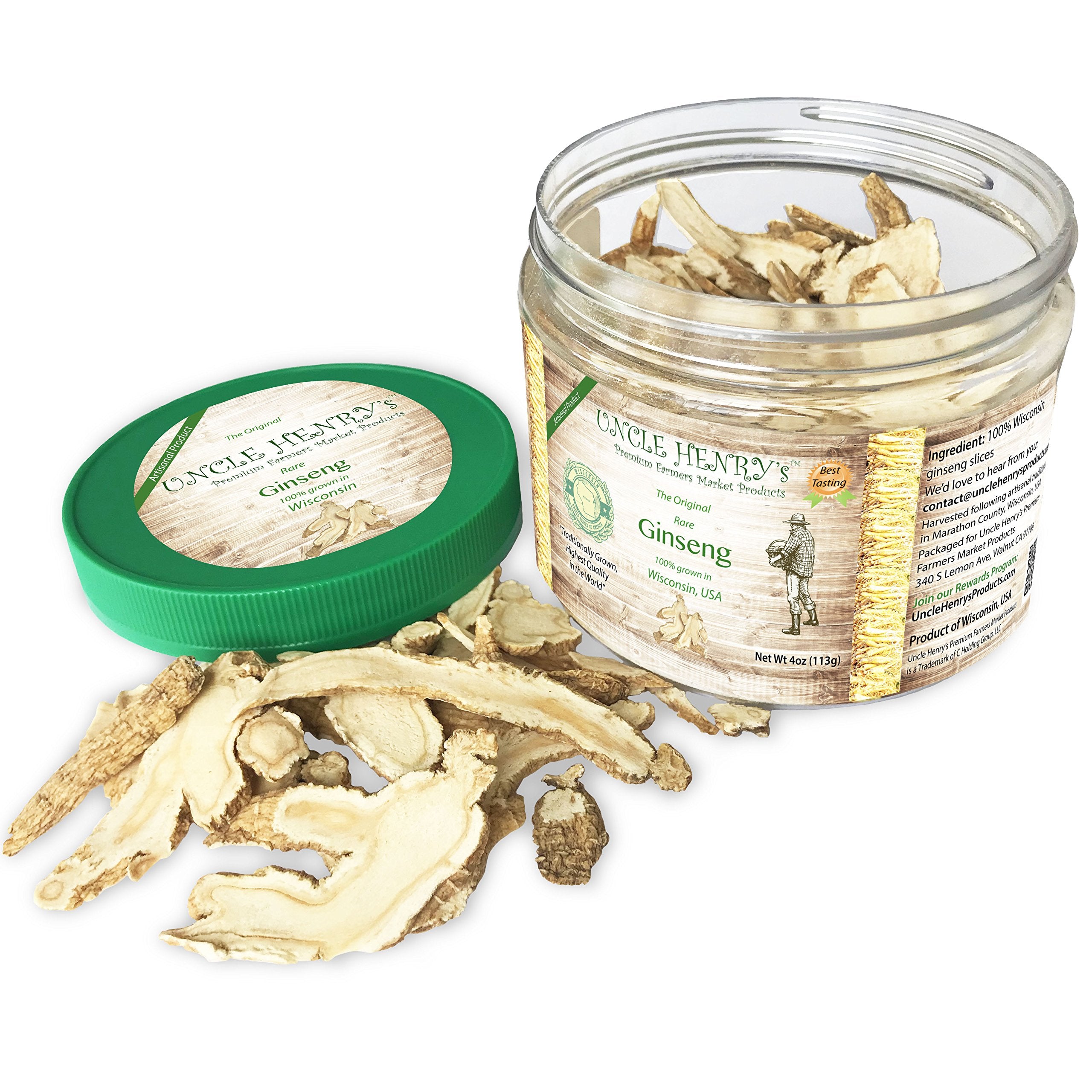 natural energy from ginseng roots