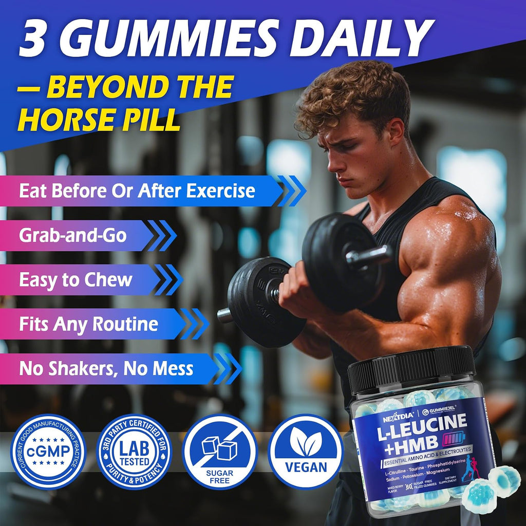 Natural energy from HMB & L-Leucine