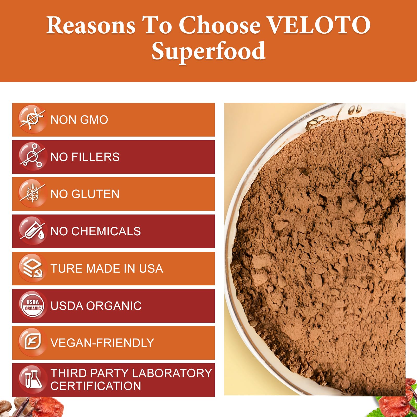 natural energy from mushroom blend