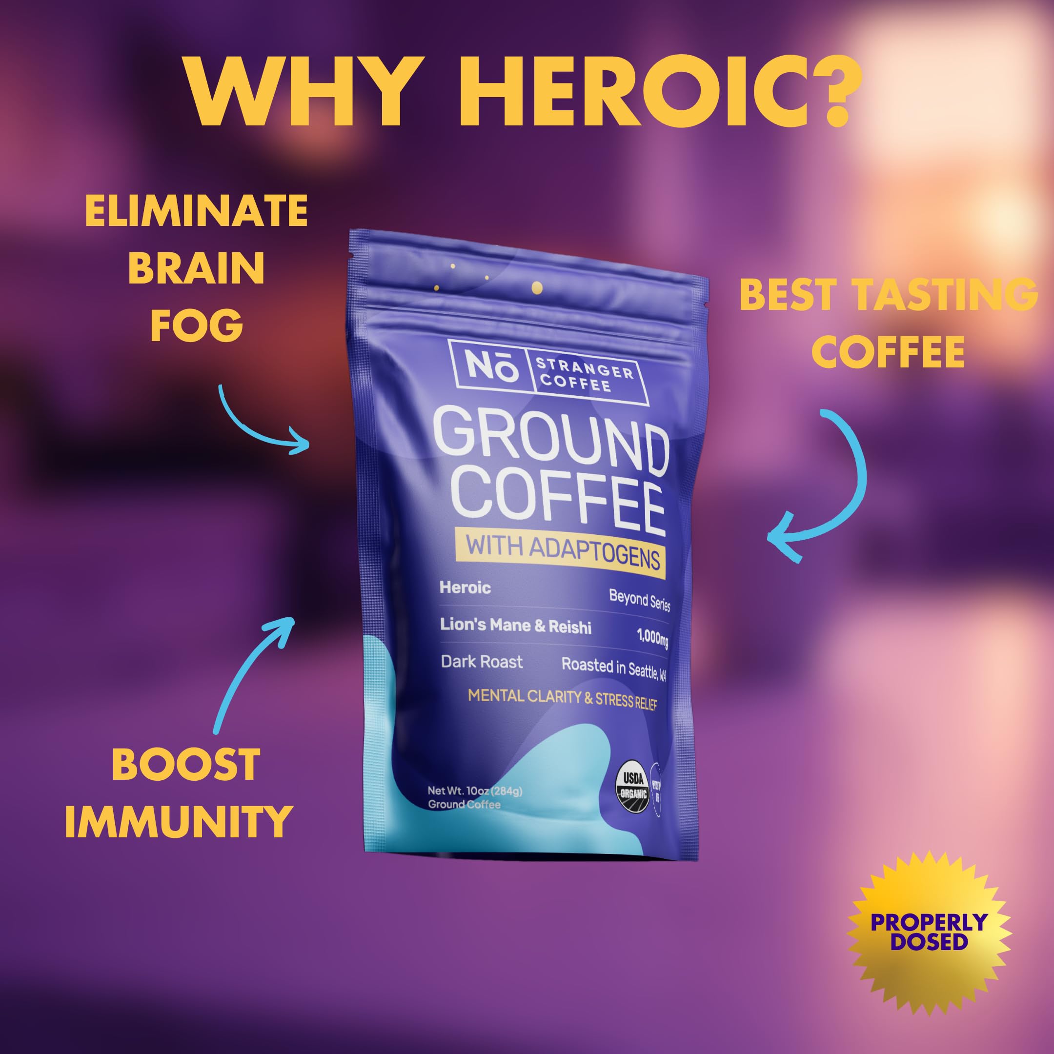 natural energy from mushroom blend