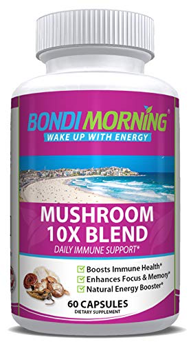 Natural energy from mushroom blend