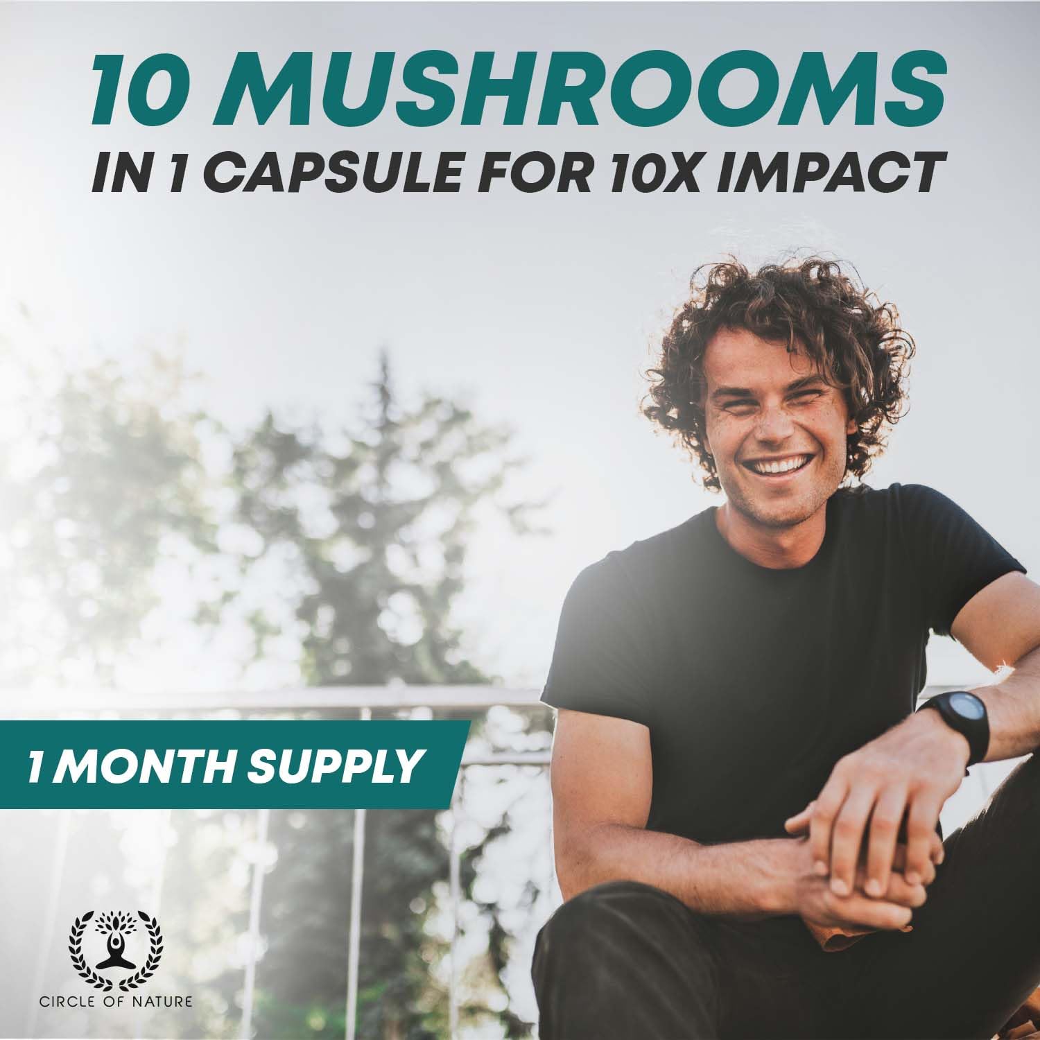 natural energy from mushroom blend