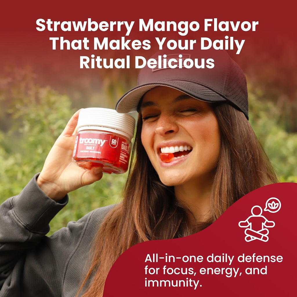 Natural energy from mushroom blends