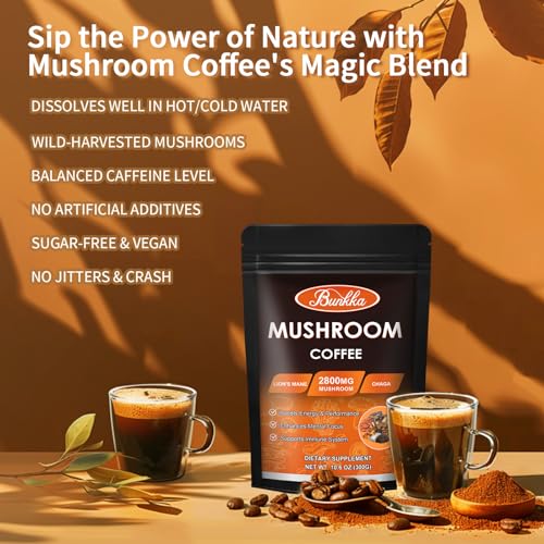 natural energy from mushroom coffee