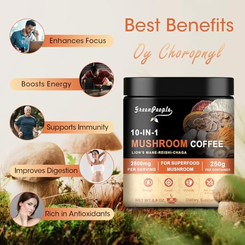 natural energy from mushroom coffee