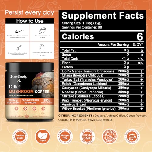 natural energy from mushroom coffee