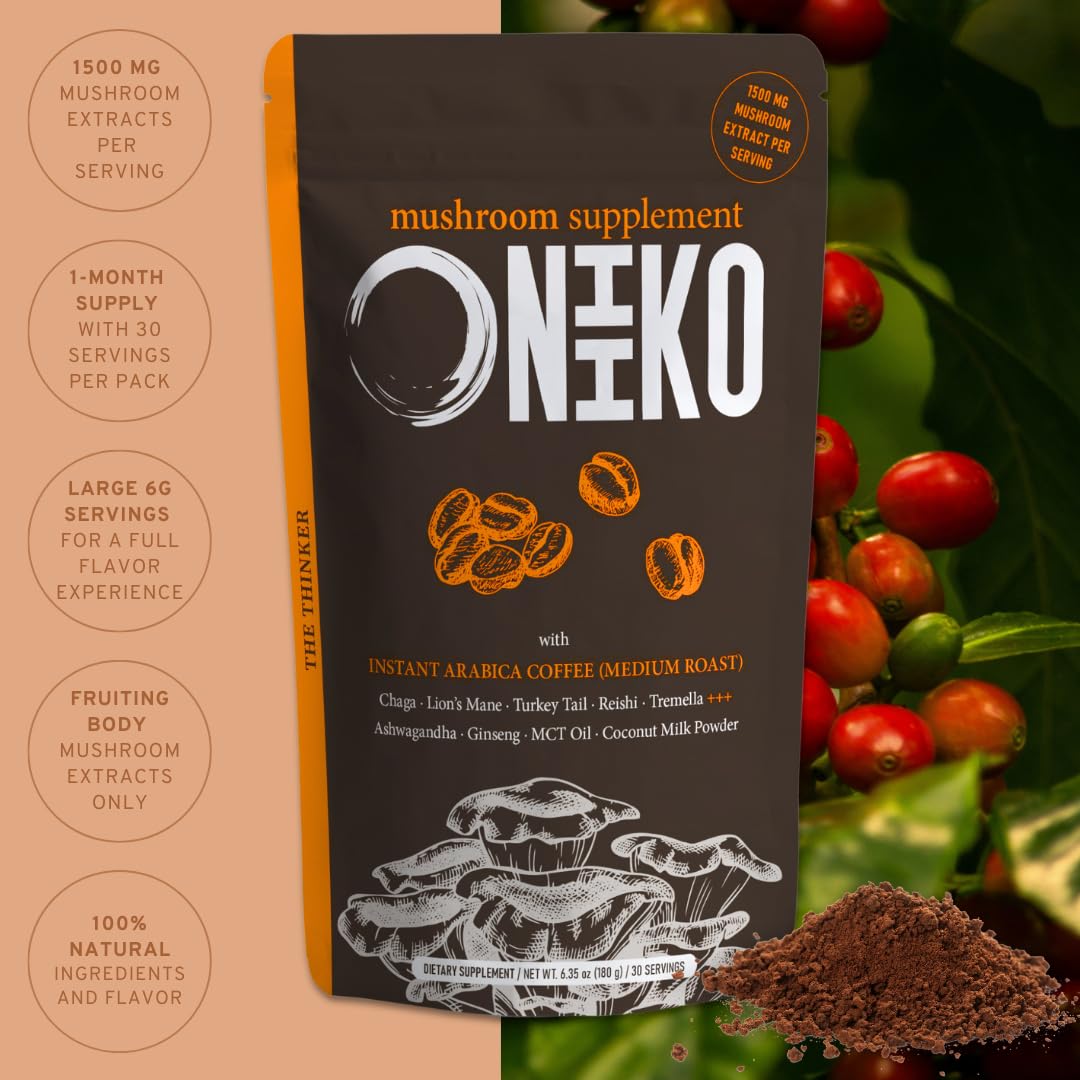 natural energy from mushroom coffee
