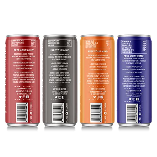 natural energy from mushroom drinks