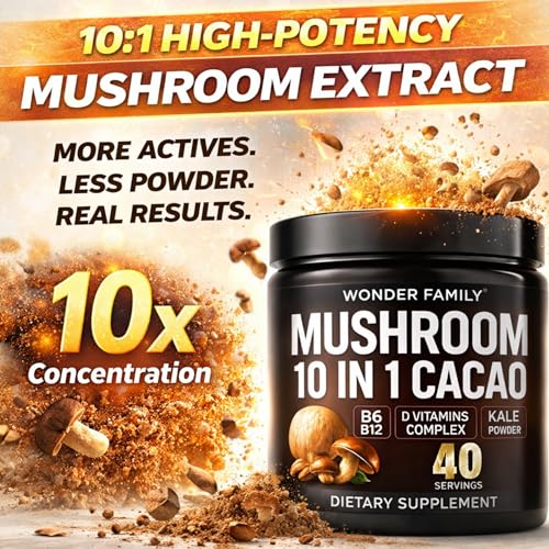 natural energy from mushroom supplements