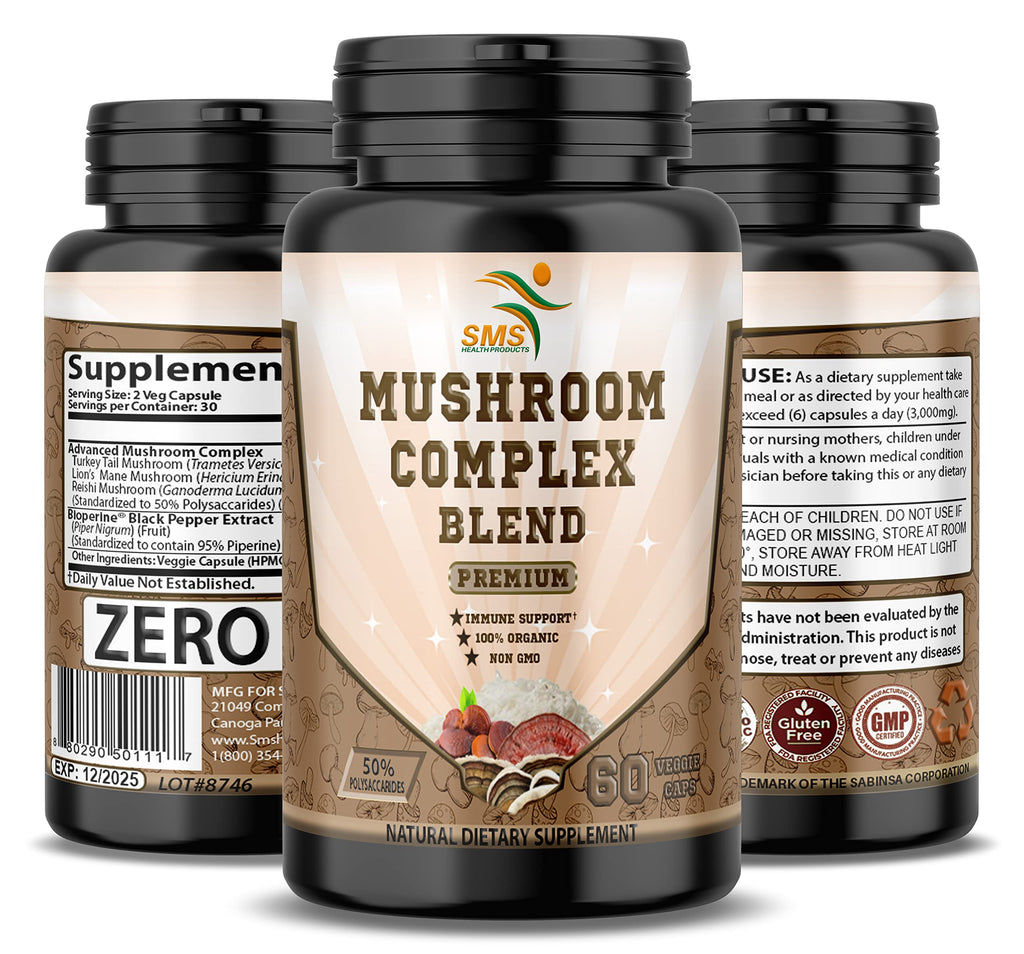 natural energy from mushroom supplements