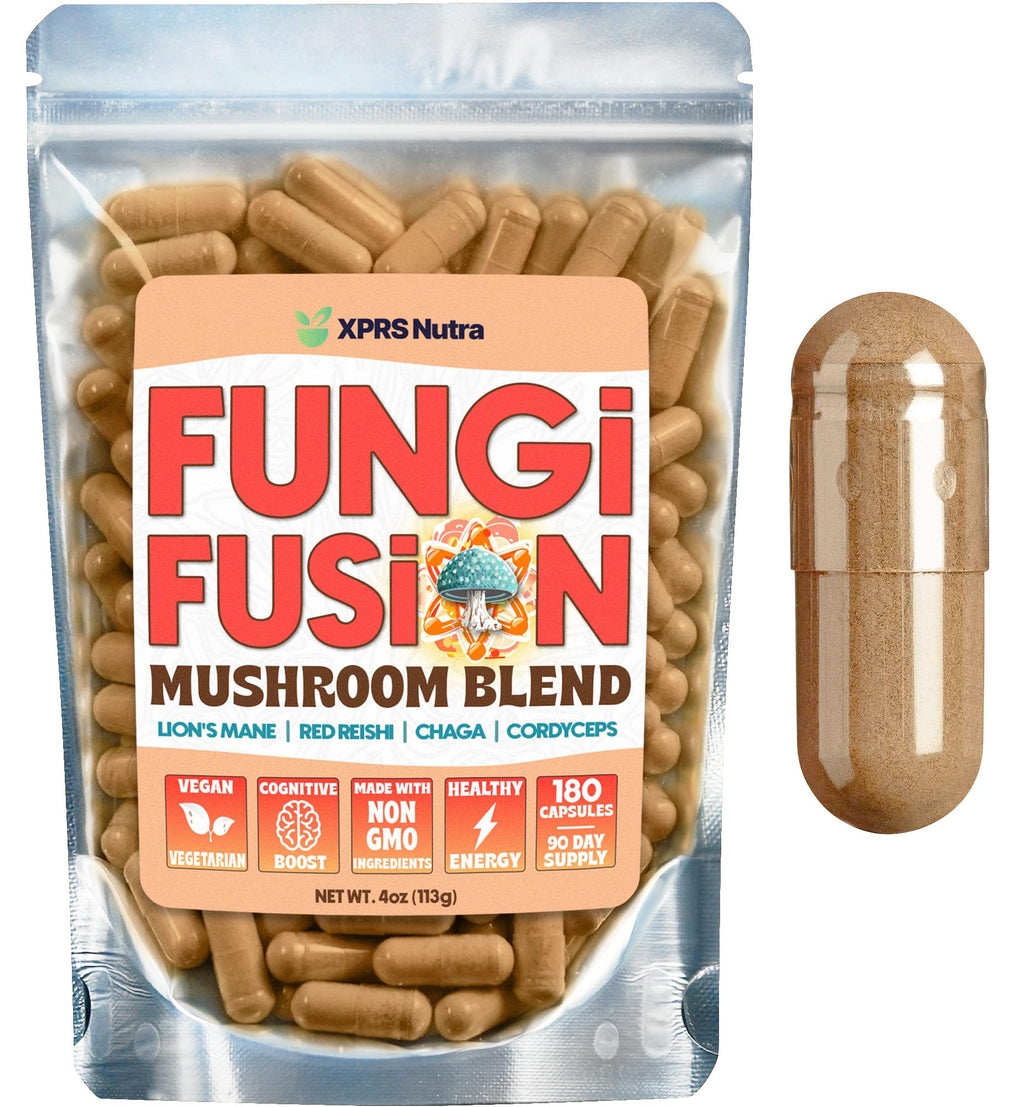 natural energy from mushroom supplements