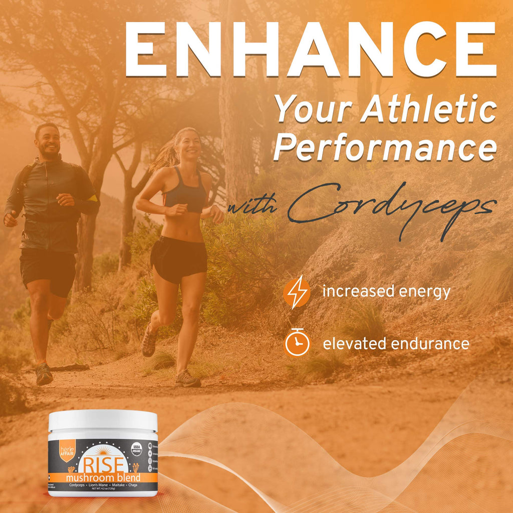 Natural energy from mushroom supplements