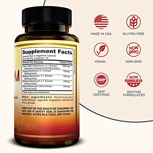 natural energy from mushroom supplements