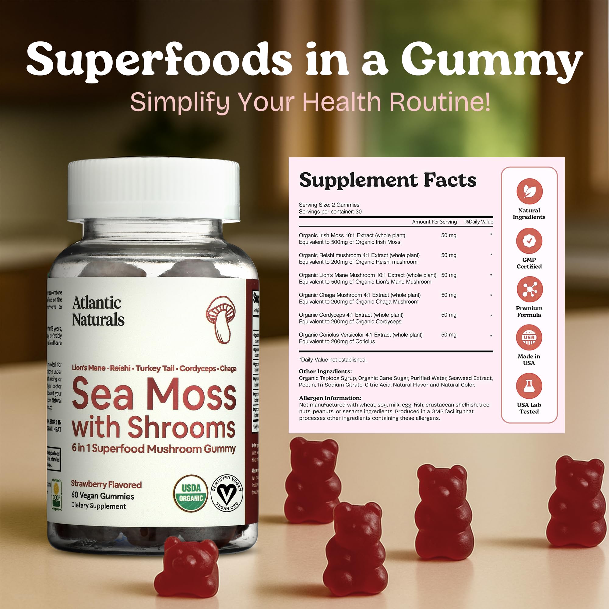 Natural energy from mushrooms
