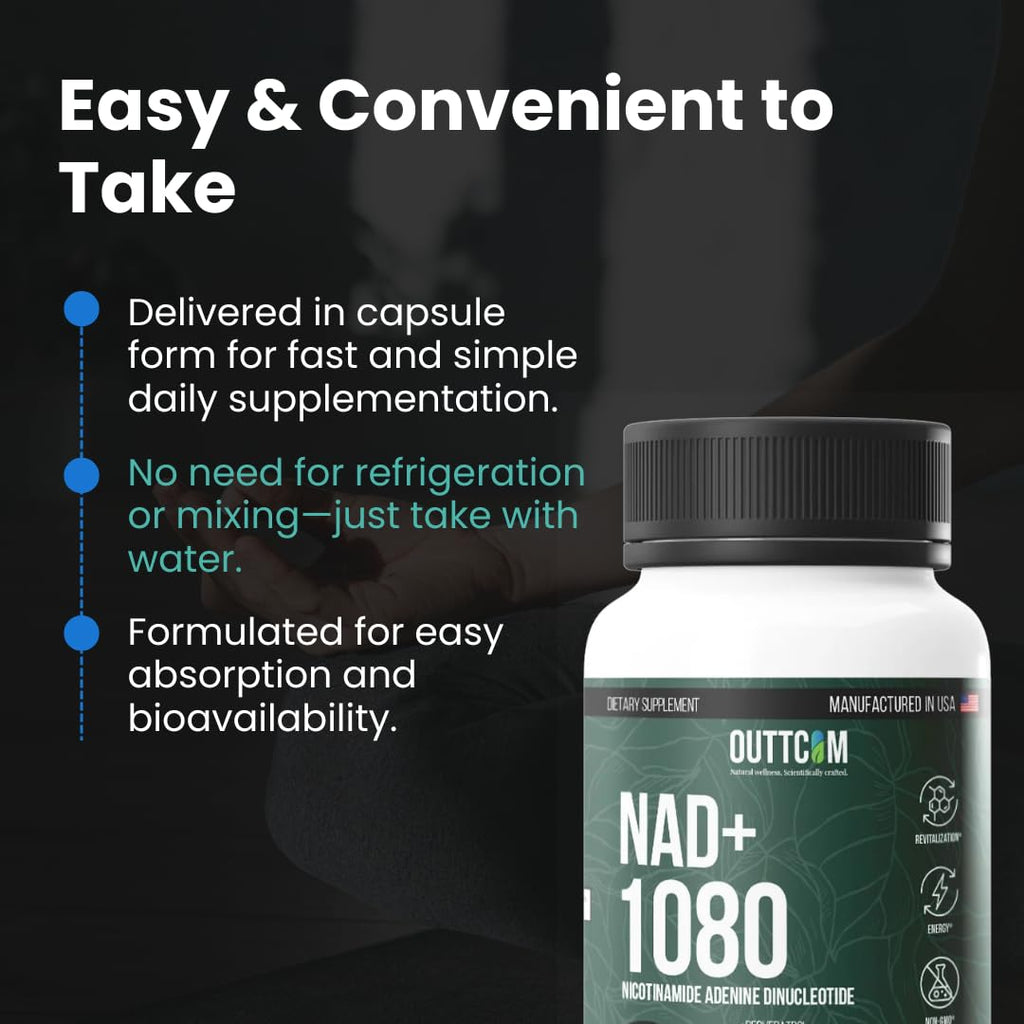 Natural energy from NAD+ 900 mg