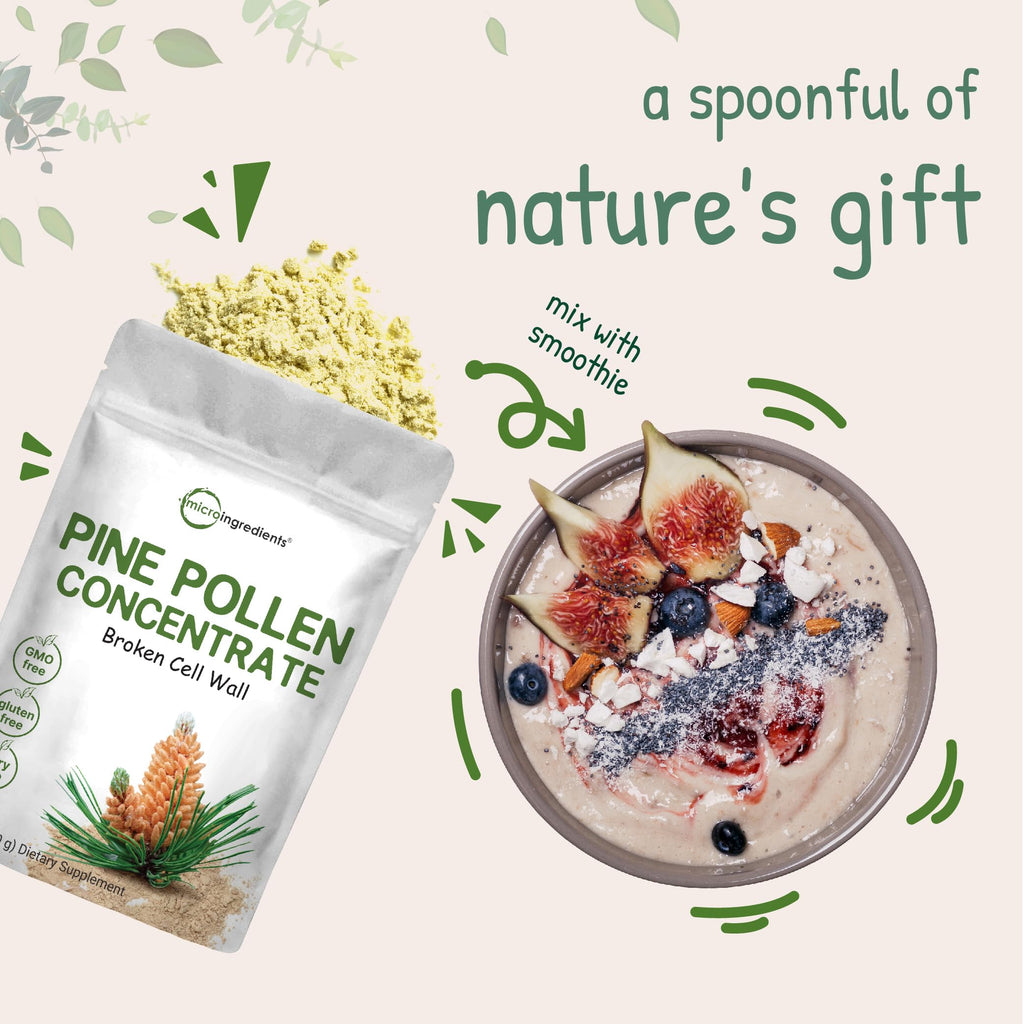 natural energy from pine pollen