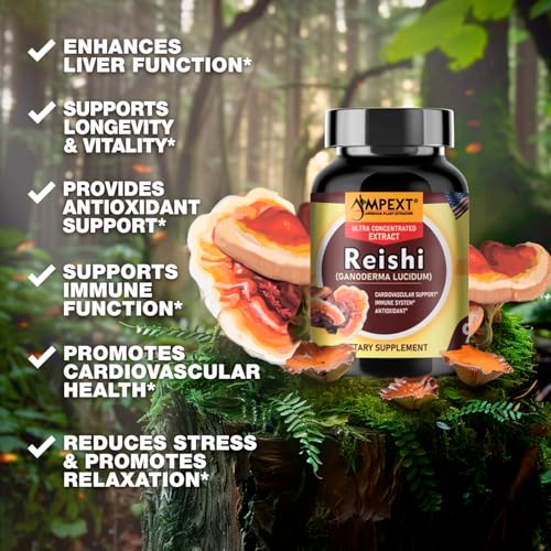Natural energy from Reishi mushroom capsules