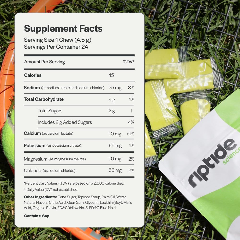 natural energy from Riptide chews