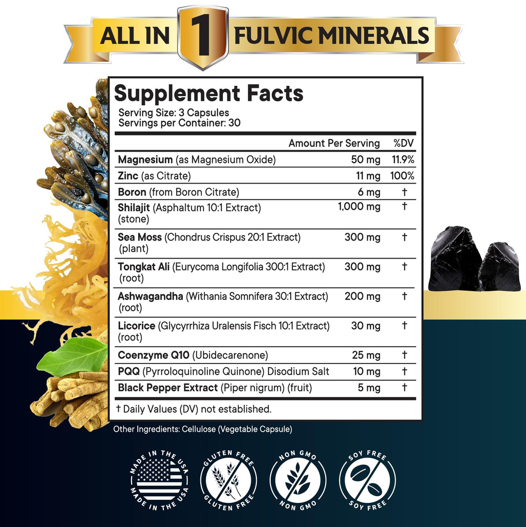 natural energy from shilajit and sea moss