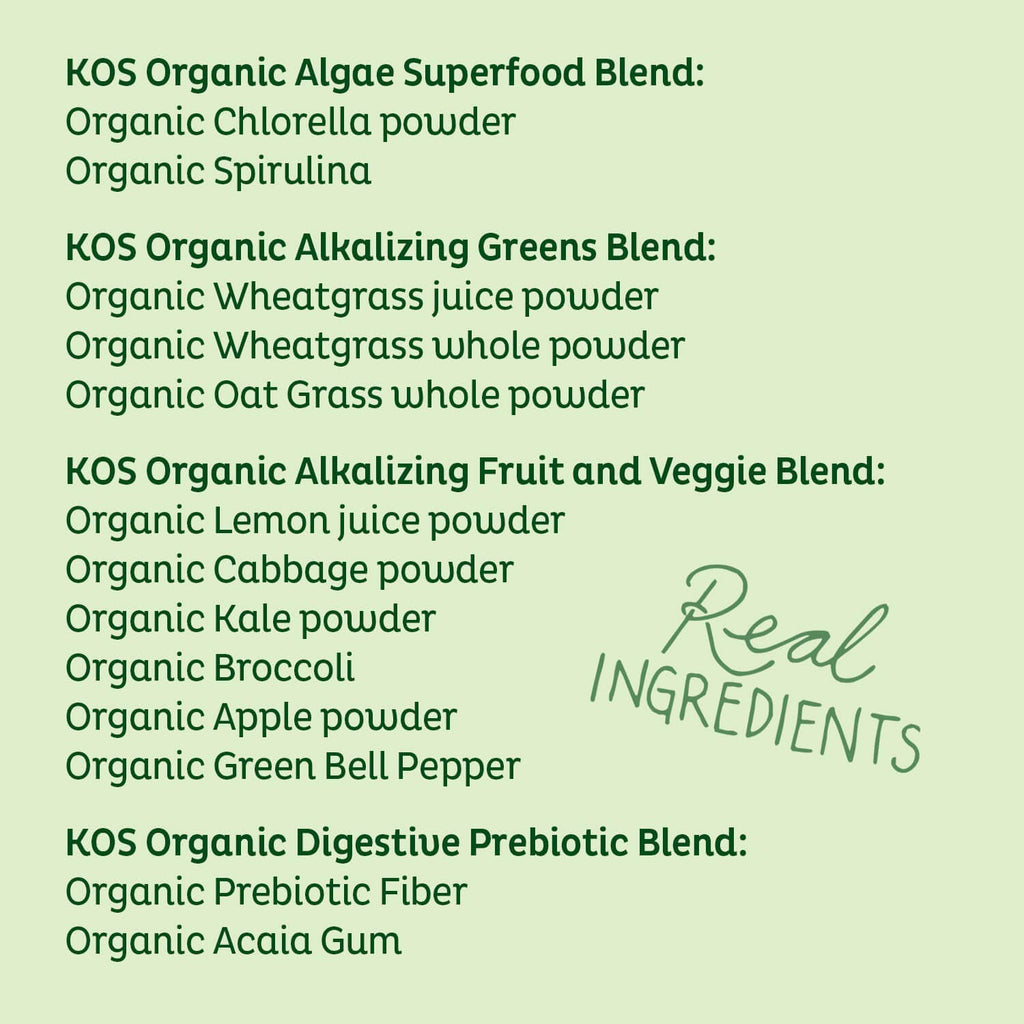 Natural energy from spirulina powder