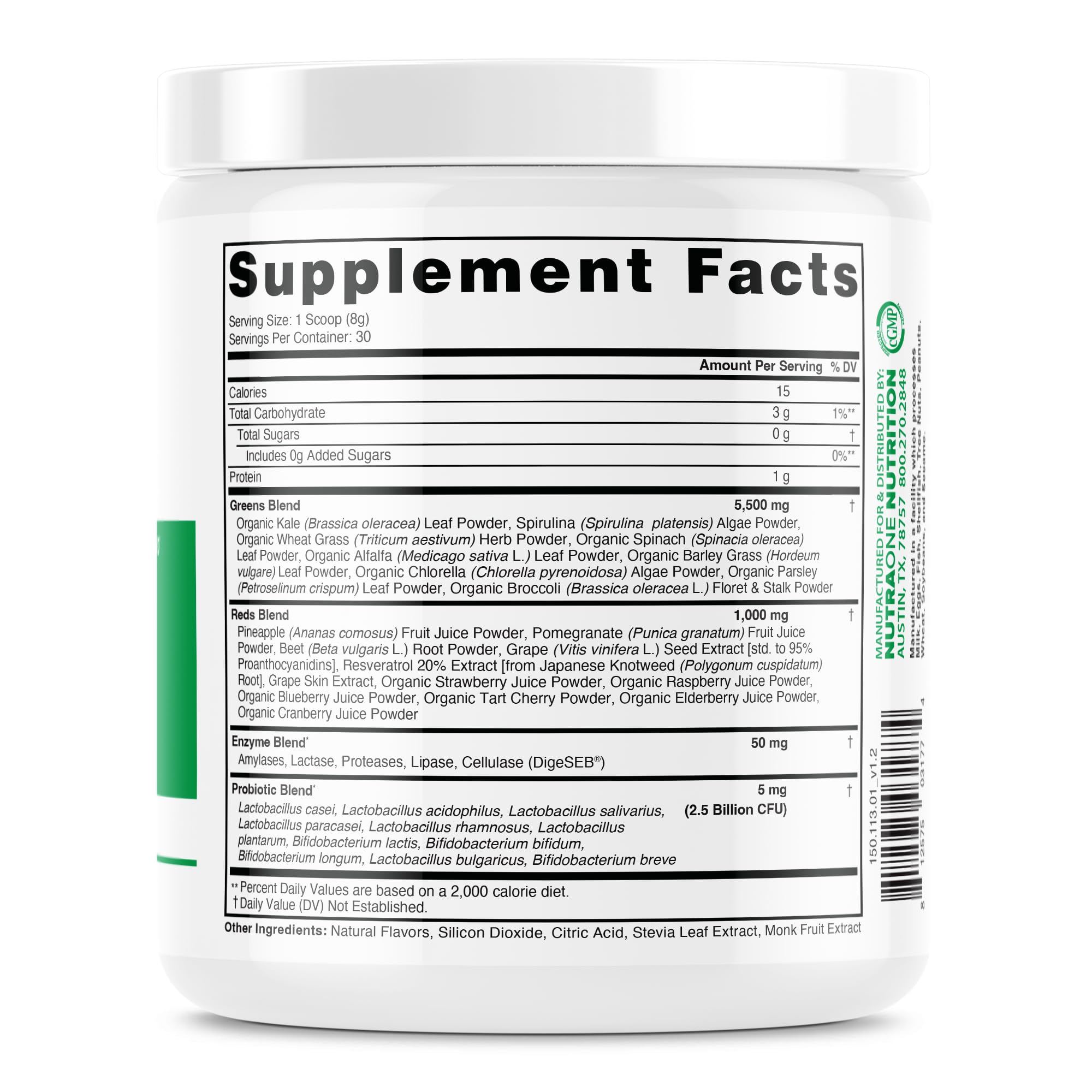 natural energy from superfood powder