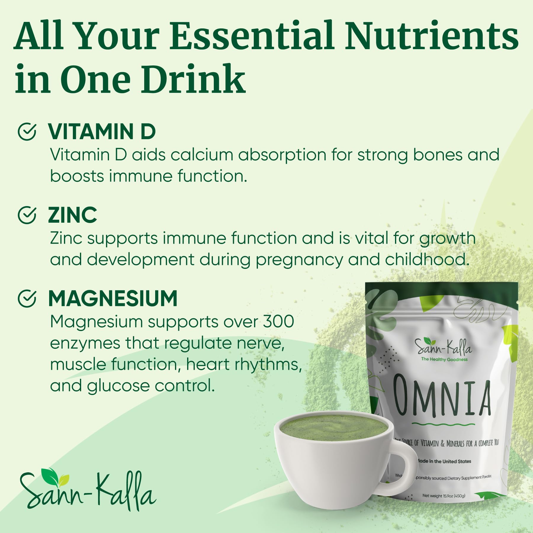 natural energy from superfood powder