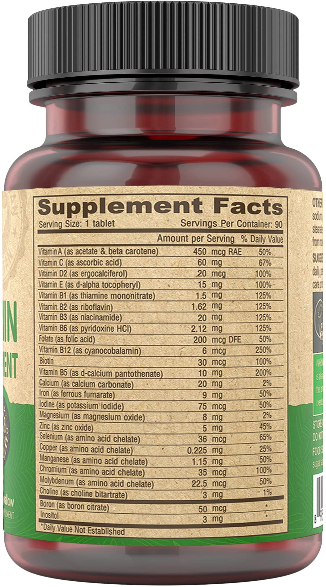 natural energy from vitamin supplements