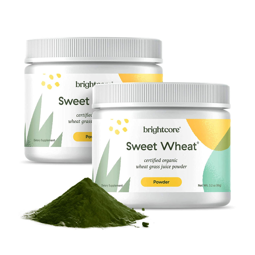 Natural energy from wheatgrass powder